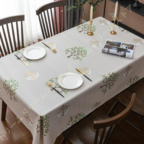サイズ: 100*160cm 120*120cm 120*180cm 140*140cm 140*180cm 140*200cm 140*220cm     商品仕様：テーブルクロス*1枚 素材:PVC+ポリエステル 特徴:北防水防油防カビ...