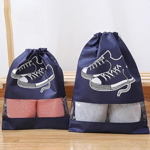 ■ 品名：シューズ収納袋■ 素材：不織布■ タイプ：全2タイプ(2色)■ サイズ：MEDIUM/BIG検索ワード：シューズケース シューズバッグ シューズ収納袋　トラベル ポーチ 収納 靴入れ  海水浴 プール 旅行 スポーツ 持ち運び 便...