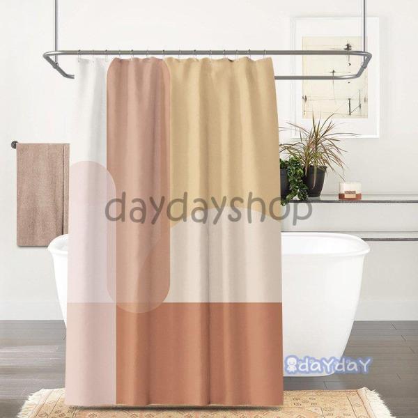 ◆◆カラー：写真通り◆素材：ポリエステル100％ ◆サイズ ：11サイズ◆セット内容 ：シャワーカーテン+リングご注意事項 ：◆生地の伸縮により若干の誤差及びタグの表記とは異なる場合があります。 あらかじめご了承ください。◆洗濯の際は色落ち...