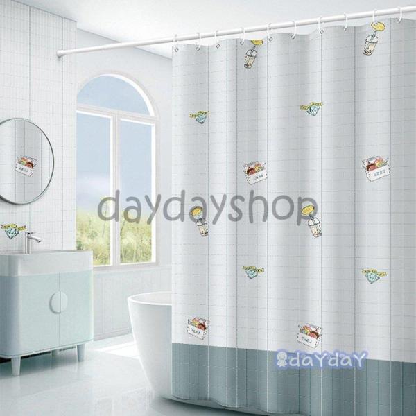 ◆◆カラー：写真通り◆素材：ポリエステル100％ ◆サイズ ：15サイズ◆セット内容 ：シャワーカーテン+リングご注意事項 ：◆生地の伸縮により若干の誤差及びタグの表記とは異なる場合があります。 あらかじめご了承ください。◆洗濯の際は色落ち...