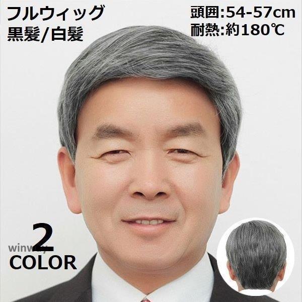 自然な白髪のメンズ用フルウィッグです。アイロンドライヤー使用OK！アレンジ自由自在【サイズについて】頭囲：約54-57cm耐熱：約180℃測り方により誤差が生じる場合がございます。同じサイズでも色やデザインによって大きさが異なる場合もござい...