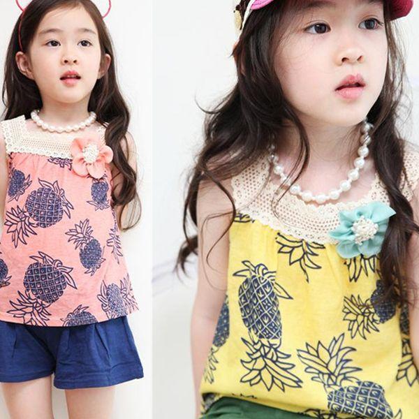 素 材：天竺コットンカ ラー ：ピンク×青適用：女の子タンクトップ　サイズc m・身幅・着丈・裾口幅100・２９・３５・４８110・３２・３８・４８120・３４・４１・５１130・３６・４３・５３140・３８・４７・５５　パンツ サイズc ...