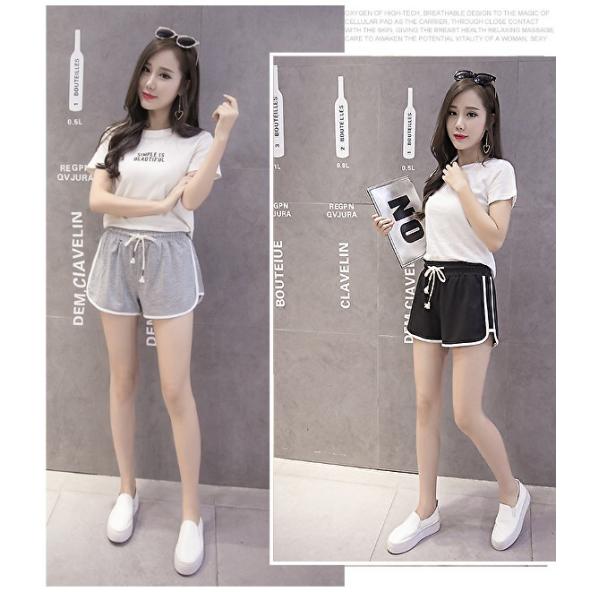 ショートパンツ レディース ルームウェア ジャージ 短パン▽利用シーンジム ダンス トレーニング ヨガ部屋着など多くのシーンにオールシーズンご着用いただけます。▽美脚＆脚長効果肌に優しい素材で履き心地も抜群気になる太ももをきれいに見せる嬉し...