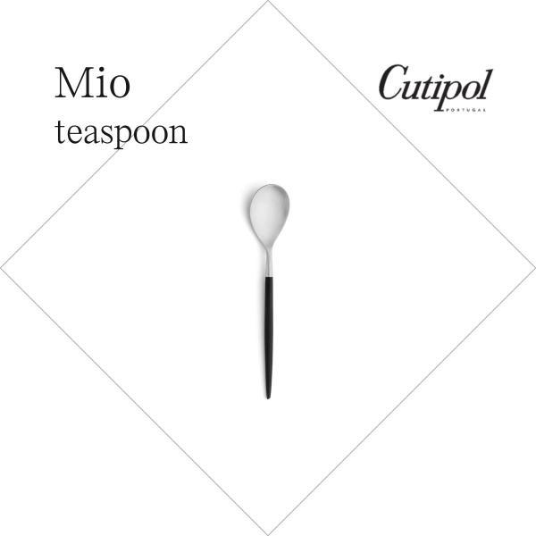 【 正規品 】クチポール ミオ ブラック コーヒー ティースプーン 1本 コーヒーティースプーン スプーン 一人 １本 cutipol mio black coffee tea spoon 誕生日 新生活 結婚祝い プレゼント ギフト プチ...