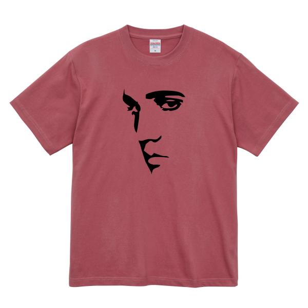 サイズ【Ｍ】　身丈：約69ｃｍ　肩幅：約46ｃｍ　身幅：約52ｃｍ　袖丈：約20ｃｍ平置き採寸です。肩幅は直線で測っております。多少の誤差はご了承ください。生地色：ヘイジーレッド　 綿100％　表プリント。※裏面プリントに変更ご希望の場合は...