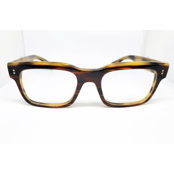 OLIVER PEOPLES L.A. 正規品 眼鏡フレーム  アジアンフィットOV5470F-1310 Hollins 53□20　Handcrafted in Italy　定価45,100円（税込）　男女兼用木目調なカラーで太フレームで...