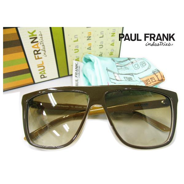 PAUL FRANK 正規品サングラス品番　land locked lifeguards 125 bnt/umb 59□12-140フレーム・テンプル　色：表　ブラウン /裏　ライトブラウンレンズの色：ブラウングラデーションレンズサイズ(約...