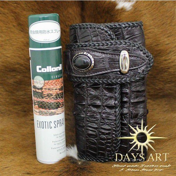 【仕様】■容量：200ml【対象】■模造、天然派虫類皮革製品(ワニ・リザード・ヘビ・ツヤの有るオーストリッチ等) ※ヘビ等は目にそって乾拭きしてください。【特徴】模造・天然派虫類皮革に深く浸透し、汚れを着きにくくするだけでなく、光沢と防水効...