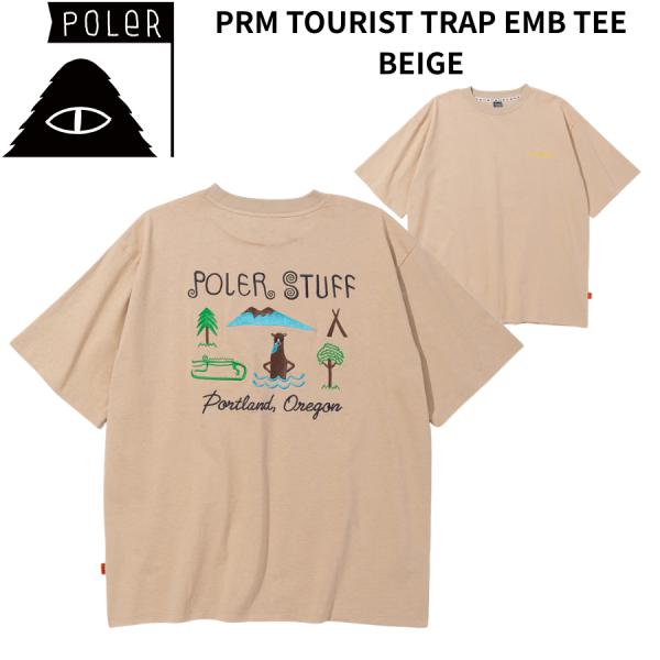 【発売日：2026年05月03日】POLERらしいアウトドアテイストを落とし込んだ、刺繍デザインが魅力のプレミアムTシャツ。フロントに施された立体感のある刺繍は、プリントとは一線を画す存在感。シンプルながらも“しっかり差がつく一枚”に仕上が...