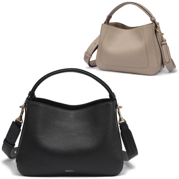 サイズ：上辺23cm下辺28cm高さ20cmマチ13cmレザーストラップ長さ：最長115cmストラップ幅3cm、調節穴7.5cm間隔で5段階調節可能カラー：BLACK、TAUPE(金具部分は全色ゴールドとなります)重さ：本体のみ約605g ...