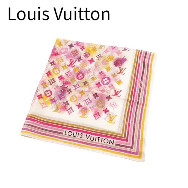 【ブランド名】 ルイヴィトン LOUIS VUITTON【サイズ】 【サイズ詳細】 約55×55cm【カラー】 ピンク【素材】 【ランク】 B【コメント】LOUIS VUITTONのモノグラム マルチカラーが華やかなハンカチです。うっすらと...