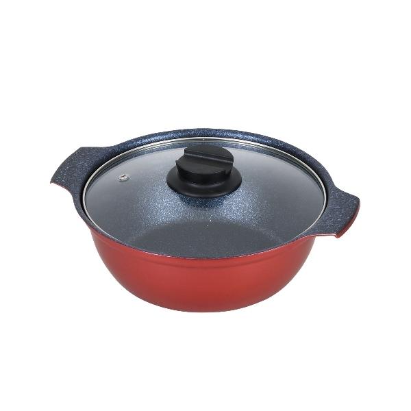 価格.com - パール金属 鍋日和 マーブルダイヤモンド加工 IH対応 ガラス蓋付 卓上鍋 20cm HB-5611 (鍋) 価格比較