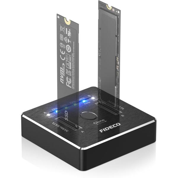 ●【対応SSD】MキーまたはM+Bキー付きのM.2 PCIe NVMe SSD、およびM+Bキー付きのM.2 SATA SSDに対応。2230/2242/2260/2280/22110の各サイズをサポートし、さまざまなニーズに対応。●【20...