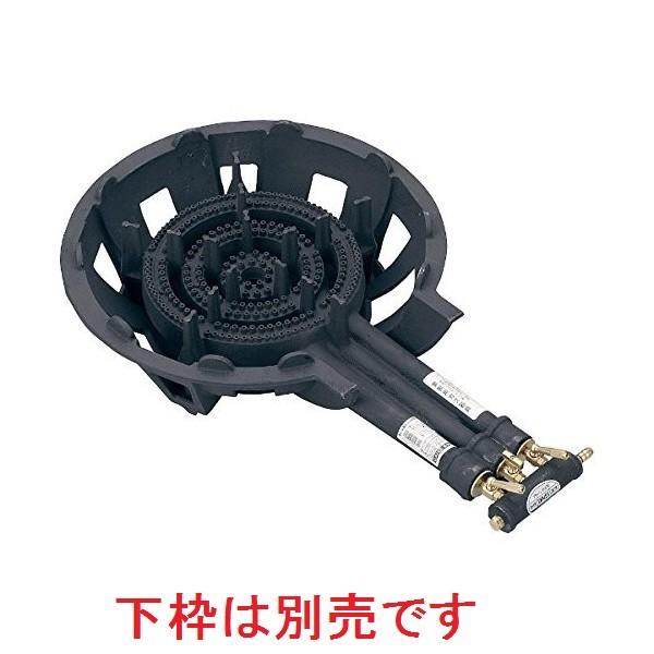 13.26kw （11,400kcal/h） 0.95kg/hセット 全長670mm 幅Φ440mm 全高160mmバーナー 全長585mm 幅Φ300mm 全高130mm※ホースエンドＬＰガス Φ9．5mm※寸胴鍋の使用範囲 40cm下枠...