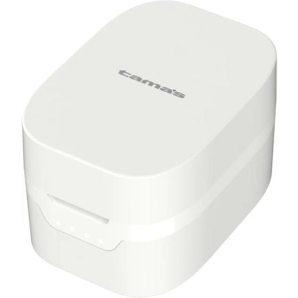 ◆快適！テレワーク推奨のヘッドセット（ホワイト）◆収納して充電！取り出してスマホと自動接続！◆約2回充電できる充電クレードルケース◆ビジネスに最適！持運びに便利なコンパクトサイズ◆通話最大約5時間/音楽再生最大約5時間/待ち受け最大約60時...