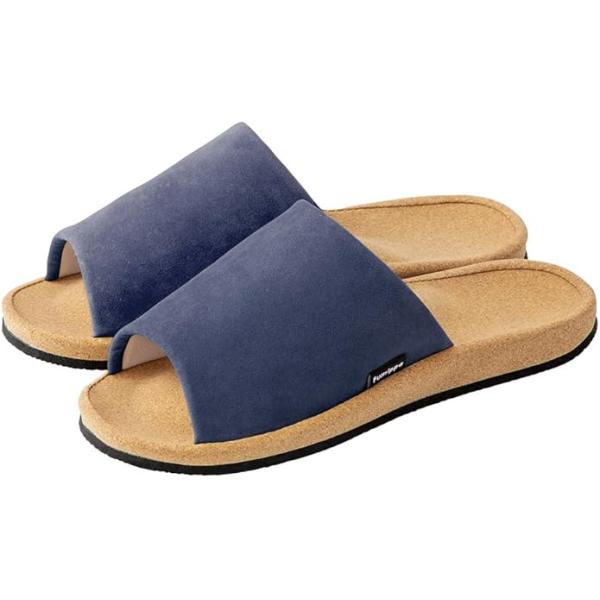 アルファックス Fumippa 02 アイ L 510239 ネイビー健康スリッパ「ふみっぱ」シリーズがNEWデザインで新登場。足裏も心もリフレッシュできるルームシューズです。インソールの凹凸が気持ちよく刺激、歩くたびにまるで足つぼサロンの...
