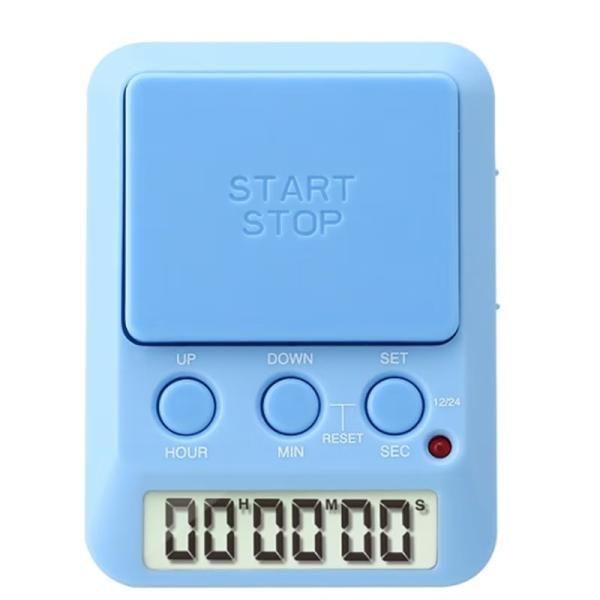 ・押しやすい大きな「START/STOP」ボタン搭載・音とランプでお知らせ・誤操作防止のキーロック機能付【便利なタイマー機能】百マス計算やゲームなどのタイムトライアルに便利な1/100秒計測ができます。上部のボタンを押すとカウントアップが始...