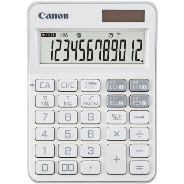 【商品説明】○税率設定キーを2つ備えたミニ卓上電卓・税率改定や軽減税率にも対応できるよう、2つの「税率」キーを搭載。○見やすい「千万単位」機能。・万、千などの大きな単位を一発入力。感覚的に使いこなすことが可能です。【詳細】・抗菌タイプ・表示...