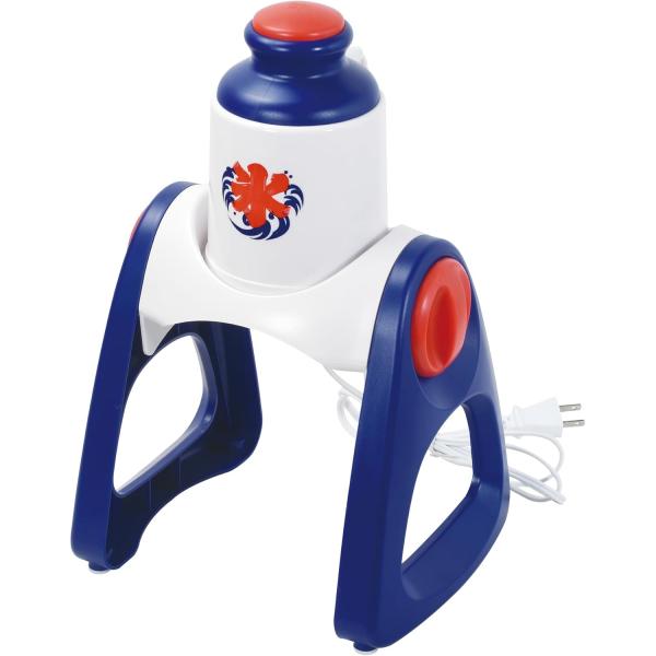 製品サイズ:(約)幅23×奥行19×高さ35cm、電源/AC100V(50/60Hz)、消費電力/20W、定格時間/5分、コードの長さ/(約)1.4m製品重量:(約)1.1kg材質:本体・氷ケース・脚部・固定ネジ/ABS樹脂(耐熱温度80度...