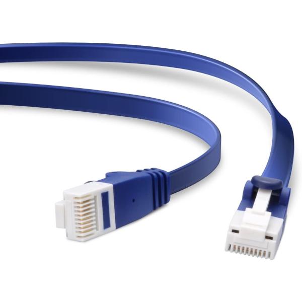 プロテクタと新素材コネクタ採用のダブル構造で、通常の使用環境では絶対にツメが折れない!※10ギガビット・イーサネットに対応。薄さ1.4mmで設置場所を選ばない、カテゴリー6Aに準拠したフラットタイプのLANケーブル。※1000回の屈曲検査に...