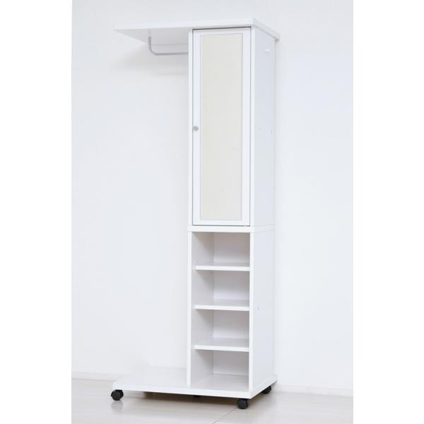 リビングや寝室はもちろん、玄関で上着掛けとしても便利です。背面化粧仕上げですので置く場所を選ばず、お部屋の間仕切りとしても使えます。組立の際、収納部分とハンガー部分を、お好みで左右逆にできる仕様です。【仕　様】サイズ W60×D40×H15...