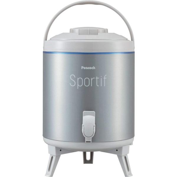 サイズ:8.1L  |  色:シルバー ブルー スポーツにレジャーに幅広く活躍する広口キーパー保温保冷両用 ※アルミ製内容器使用脚は折りたたみできる【2WAYコック】レバーを手前に引くだけで注水OK。倒す角度により少量注水と連続注水が可能 ...