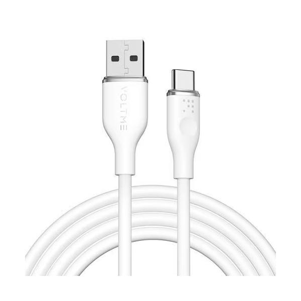 VOLTME Powerlink Moss流動性シリコン、USB C to USB C 60W 1.8M USB2.0 Type C 充電ケーブルMacBook Pro 2020、iPad Pro 2020、iPad Air、Samsung...