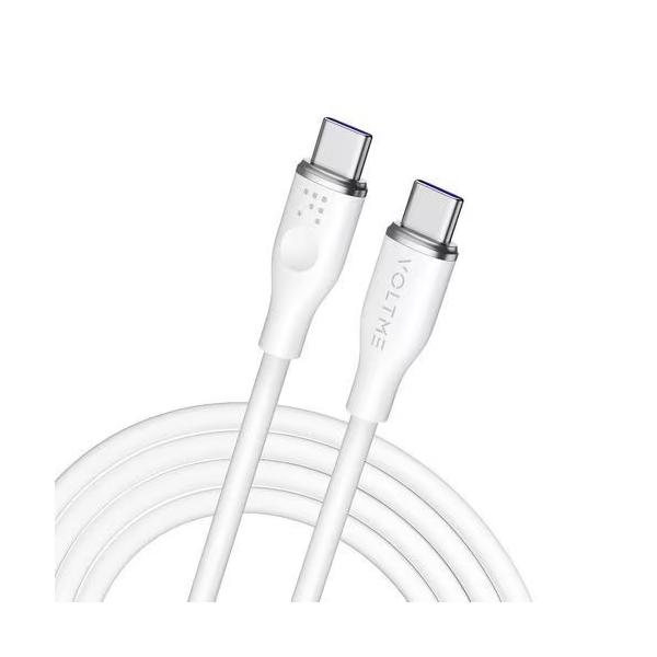 VOLTME Powerlink Moss流動性シリコン、USB C to USB C 100W 1.8M USB2.0 Type C 充電ケーブルMacBook Pro 2020、iPad Pro 2020、iPad Air、Samsun...