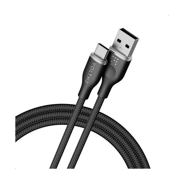 VOLTME Powerlink Rugg編み込みナイロン製、USB C to USB C 60W 1M USB2.0 Type C 充電ケーブルMacBook Pro 2020、iPad Pro 2020、iPad Air、Samsung...