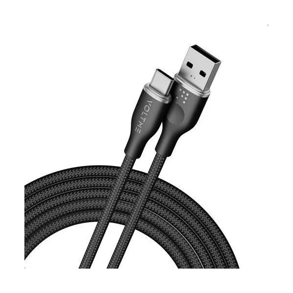 VOLTME Powerlink Rugg編み込みナイロン製、USB C to USB C 60W 1.8M USB2.0 Type C 充電ケーブルMacBook Pro 2020、iPad Pro 2020、iPad Air、Samsu...