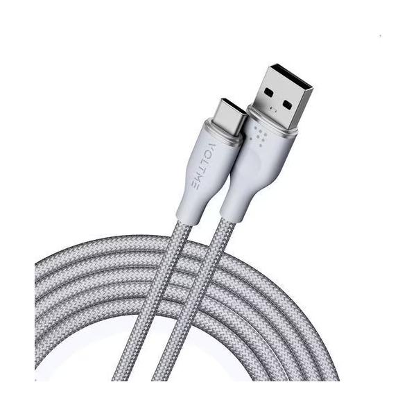 VOLTME Powerlink Rugg編み込みナイロン製、USB C to USB C 60W 1.8M USB2.0 Type C 充電ケーブルMacBook Pro 2020、iPad Pro 2020、iPad Air、Samsu...