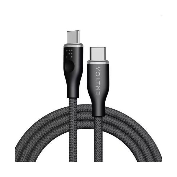 VOLTME Powerlink Rugg編み込みナイロン製、USB C to USB C 60W 1M USB2.0 Type C 充電ケーブルMacBook Pro 2020、iPad Pro 2020、iPad Air、Samsung...