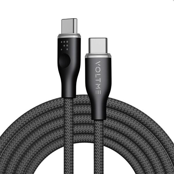 VOLTME Powerlink Rugg編み込みナイロン製、USB C to USB C 60W 1.8M USB2.0 Type C 充電ケーブルMacBook Pro 2020、iPad Pro 2020、iPad Air、Samsu...