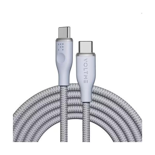 VOLTME Powerlink Rugg編み込みナイロン製、USB C to USB C 60W 1.8M USB2.0 Type C 充電ケーブルMacBook Pro 2020、iPad Pro 2020、iPad Air、Samsu...