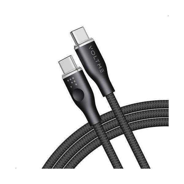 VOLTME Powerlink Rugg編み込みナイロン製、USB C to USB C 100W 1M、USB2.0 Type C 充電ケーブルMacBook Pro 2020、iPad Pro 2020、iPad Air、Samsun...