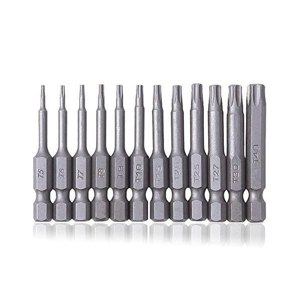 Specifications: Material: S2 high quality steel Head Type: Torx Shank Type: 0.25 inch (6.35 mm) hex shank Total length: ...