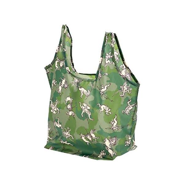 お買い物はこれ一つでばっちり！レジ袋いらずのエコグッズコンパクトに折りたたんで、いつでもバッグの中にコンビニ弁当も傾かずに持ち帰れます。底広(マチ広)タイプ お弁当パックや肉のパックなどが傾かずに入ります。丈夫なポリエステル素材で長く使えま...