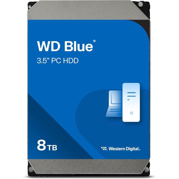 型番 WD80EAAZシリーズ WD Blueメーカー Western Digital(ウェスタンデジタル)フォームファクタ 3.5インチインターフェイス SATAストレージタイプ HDD内蔵 / 外付け 内蔵タイプ容量 8TBセクター方式...