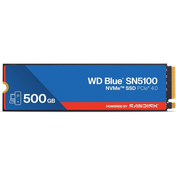 型番 WDS500G5B0Eシリーズ WD Blue SN5100 NVMe〓 SSDメーカー Western Digital(ウェスタンデジタル)フォームファクタ M.2 type2280(22×80) PCIeインターフェイス PCI-...