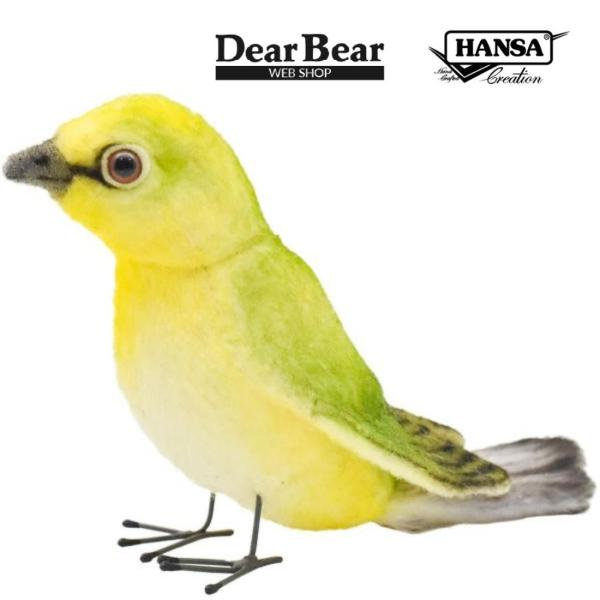 リアル 動物 メジロ ぬいぐるみ 動物園 お土産 サスティナブル【サイズ】（幅）約5cm　（高）約9cm　（奥）約7cm　※個体差あり※デザイン・仕様は予告なく変更される場合がございます。【HANSA(ハンサ)とは？】地球上に生息する様々な...
