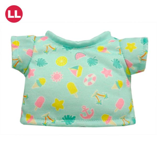 2025春夏アイスやうきわなど夏らしいモチーフがたくさん入ったTシャツです。背中側の首元についたマジックテープを広げることで、着せ替えがスムーズに行えます。≪Bear Wear(ベアウェア)とは？≫株式会社かなるオリジナルのぬいぐるみ用お洋...