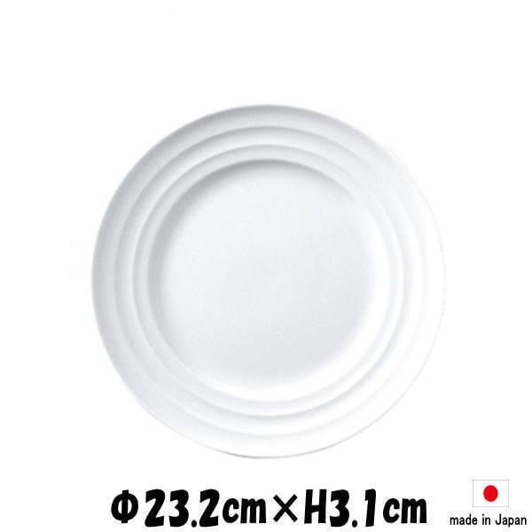 【LINEAS】飽きのこないシンプルなデザイン普段使いにぴったりなカフェ系食器ちょっとした料理がおしゃれなカフェ料理に【サイズ】φ23.2cm×H3.1cm【カラー】白/ホワイト　※画像と実物では色合いが違う場合がございます。【素材】磁器 ...