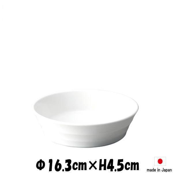 【LINEAS】飽きのこないシンプルなデザイン普段使いにぴったりなカフェ系食器ちょっとした料理がおしゃれなカフェ料理に【サイズ】φ16.3cm×H4.5cm【カラー】白/ホワイト　※画像と実物では色合いが違う場合がございます。【素材】磁器 ...