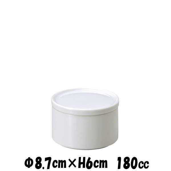 【サイズ】 φ8.7cm×H6cm　180cc【カラー】ホワイト　　　　　※画像と実際ではモニターや光の加減で多少色合いが異なる場合があります。【素材】磁器【取り扱い】電子レンジ○、食洗機○、直火×、 オーブン×【用途】 前菜・アンティパス...