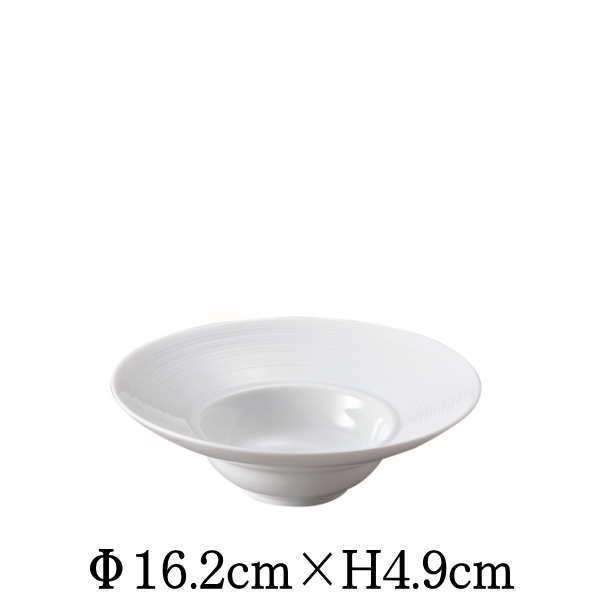 【サイズ】φ16.2cm×H4.9cm　内径φ8.5cm【カラー】ホワイト　　　　　※画像と実際ではモニターや光の加減で多少色合いが異なる場合があります。【素材】白磁 【取り扱い】電子レンジ○、食洗機○、直火×、オーブン×  【用途】前菜、...