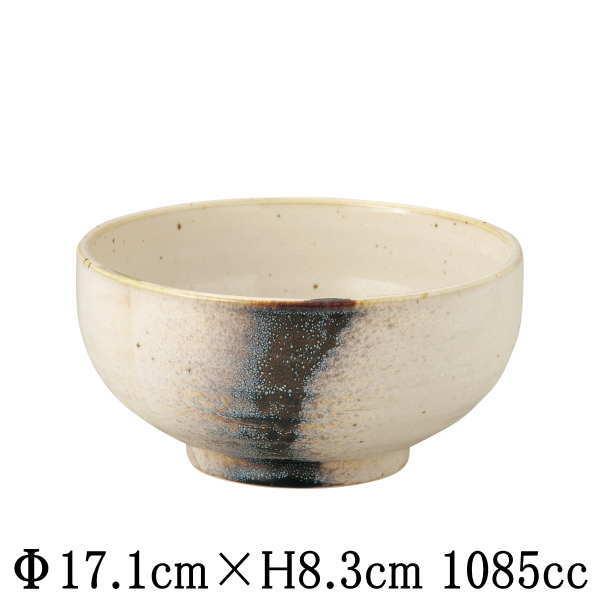 【サイズ】Φ17.1cm×H8.3cm　1085cc【カラー】画像参照　※撮影時の光の加減、モニターの加減により画像と実物の色合いや濃淡が変わります。予めご容赦くださいませ。【素材】磁器【生産国】日本産、国内産【取り扱い】電子レンジ○、食洗...