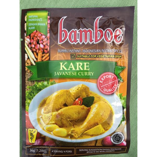 【生産国】インドネシア【内容量】36g【保存方法】常温保存(直射日光、高温多湿は避けてください。)スパイシーなジャワ風カレーの素です。白いご飯とよく合います。