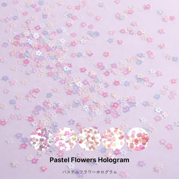 【発売日：2026年03月09日】【特徴】様々なデザインのお花アートに大活躍！乗せるだけで可愛いフラワーホログラム1枚ずつ乗せても、組み合わせて使っても可愛い！他のフラワーシールと合わせて奥行きのあるアートにハンドメイドやレジンにもおすすめ...