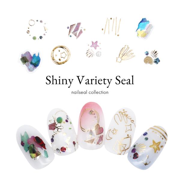 【発売日：2024年05月13日】【特徴】オーロラやゴールドに輝く素材を使用したキラキラシール♪丸いフレームシールにシェルやオーロラフィルムホログラムなどと合わせてオリジナルのパーツ風ネイルに◎少し重ねて貼ったり、マット仕上げにするのもおす...