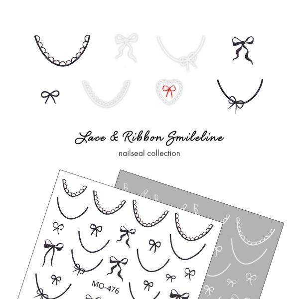 【発売日：2025年02月26日】【特徴】ワンカラー、フレンチネイルに合わせても、お手持ちのパールなどと合わせても可愛い！可愛らしいガーリーなスマイルラインシール大きいサイズは切ってサイズ調節可能！【カラー】ブラック/ホワイト【入数/サイズ...